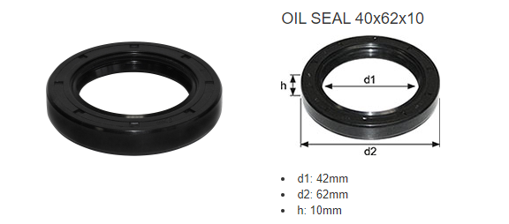 OIL SEAL 40x62x10 – GK Agri Parts